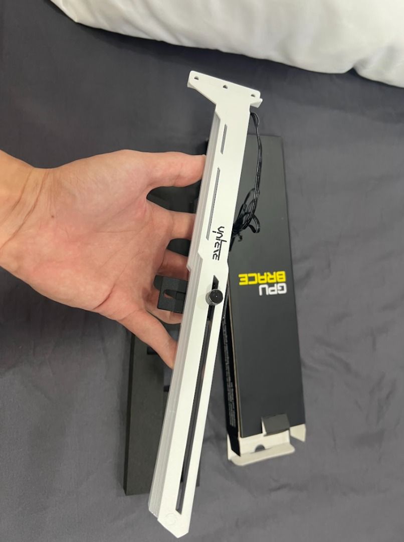 Uphere ARGB White GPU Bracket/GPU Mount/GPU Brace/GPU Holder, Computers ...