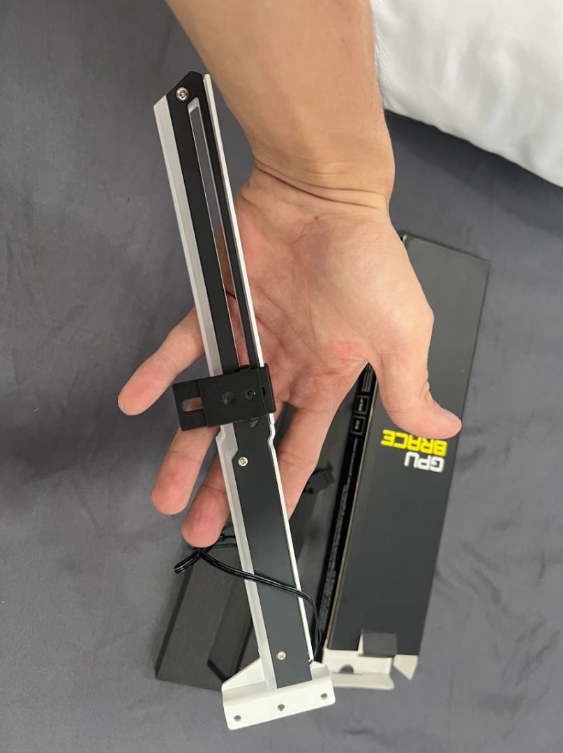 Uphere ARGB White GPU Bracket/GPU Mount/GPU Brace/GPU Holder, Computers ...