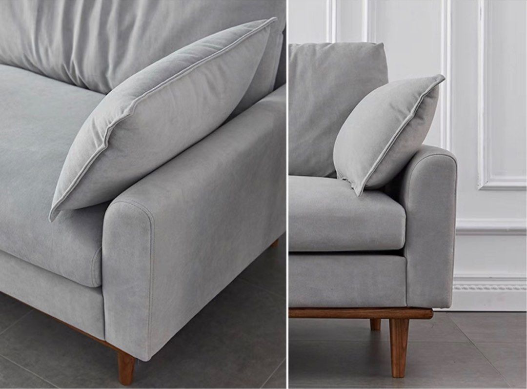 PLAT Modern Fabric Sofa, Furniture & Home Living, Furniture, Sofas on ...