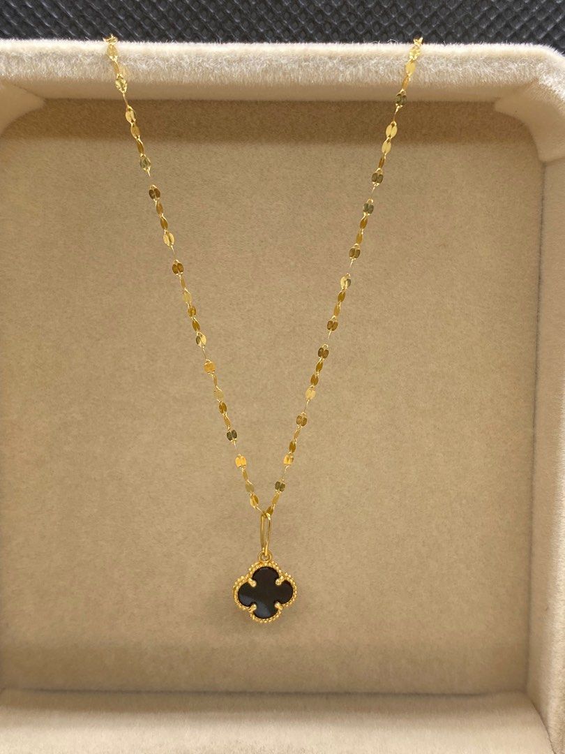 VCA necklace, 18 in, 18k yellow gold (real gold), dancing chain, Women ...