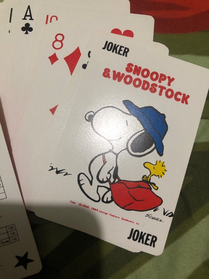 Very rare 1965 Nintendo X Snoopy plastic playing cards, Hobbies & Toys ...
