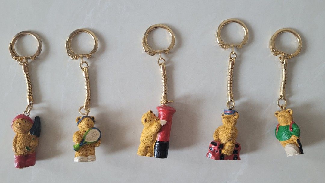 Vintage Collectibles Bear Key Chains (made in England), Hobbies & Toys ...