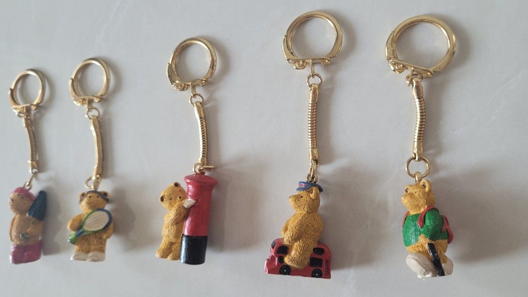 Vintage Collectibles Bear Key Chains (made in England), Hobbies & Toys ...