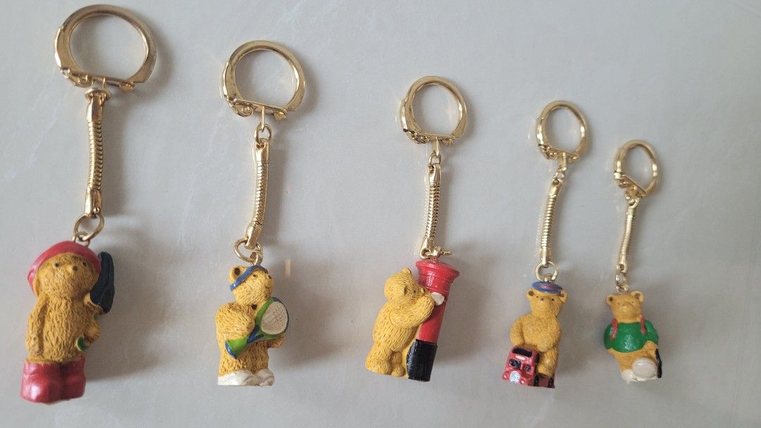 Vintage Collectibles Bear Key Chains (made in England), Hobbies & Toys ...