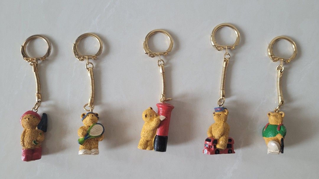 Vintage Collectibles Bear Key Chains (made in England), Hobbies & Toys ...