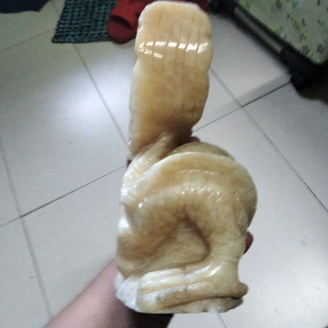 Vintage dragons alabaster stone, Announcements on Carousell