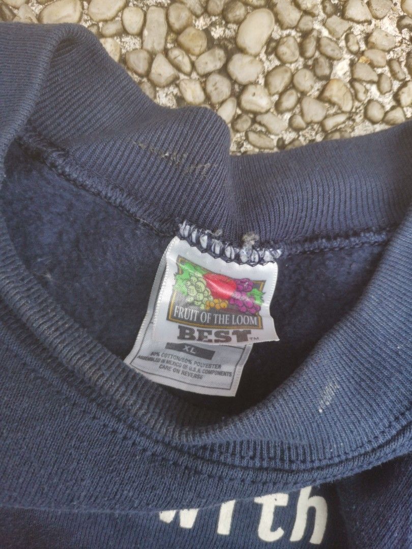 Vintage Fruit of the Loom Pullover, Men's Fashion, Tops & Sets, Hoodies ...