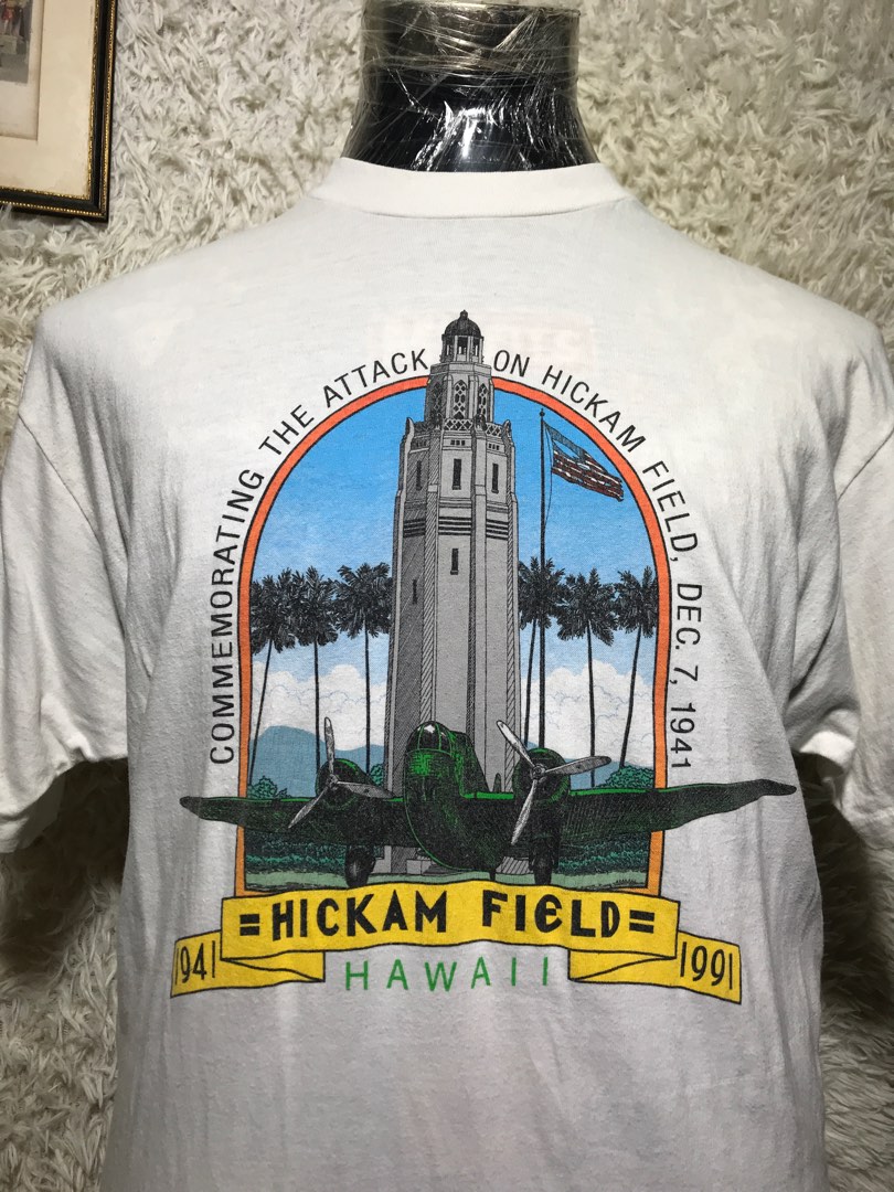 vintage Hickam field Hawaii 1941-1991, Men's Fashion, Tops & Sets ...