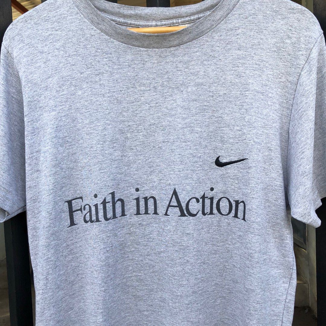 Vintage Nike "Faith in Action" CAIR, Men's Fashion, Tops & Sets ...