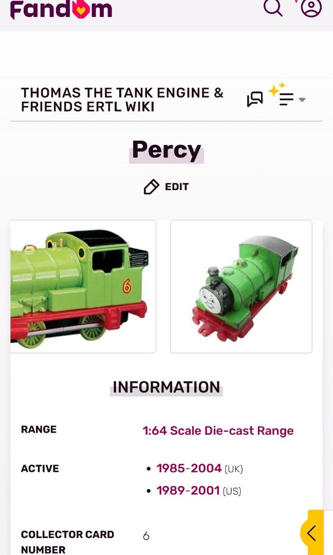 Vintage The ERTL CO Thomas the Tank Engine & Friends, Kaye & Ward LTD ...