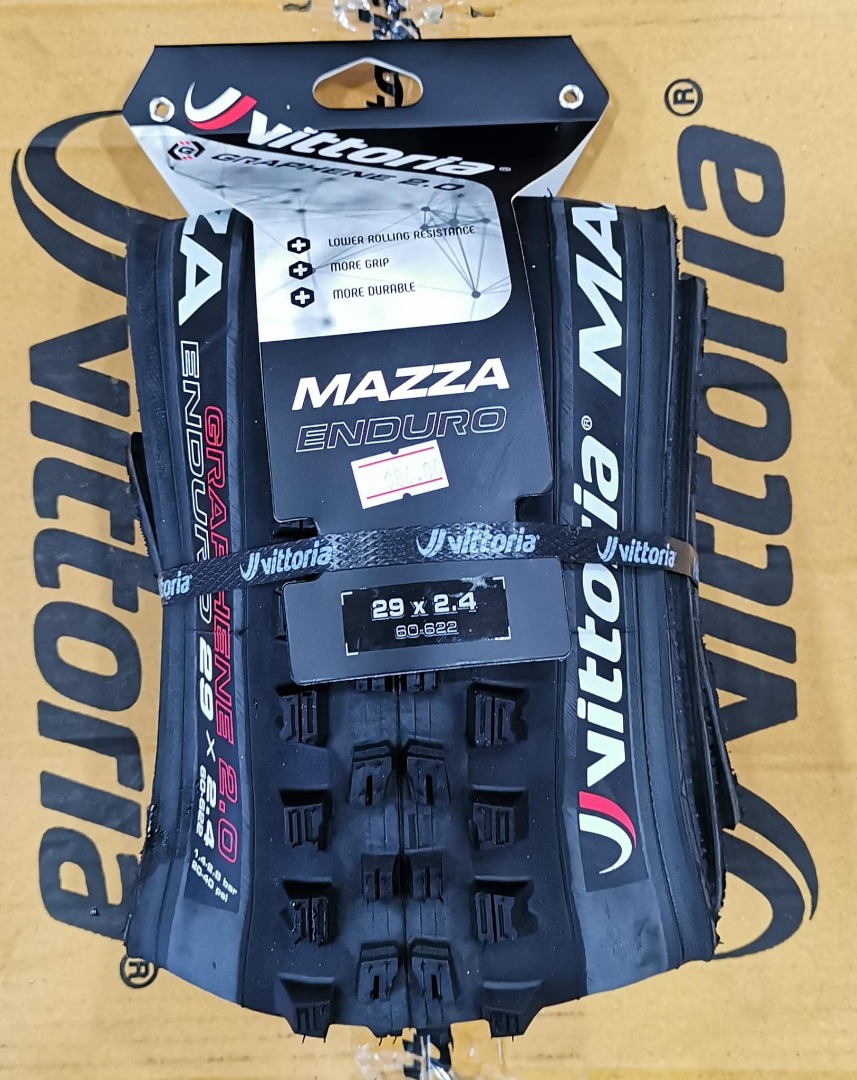 Vittoria 29x2.40 Mazza Enduro Black Casing Foldable Tyre, Sports ...