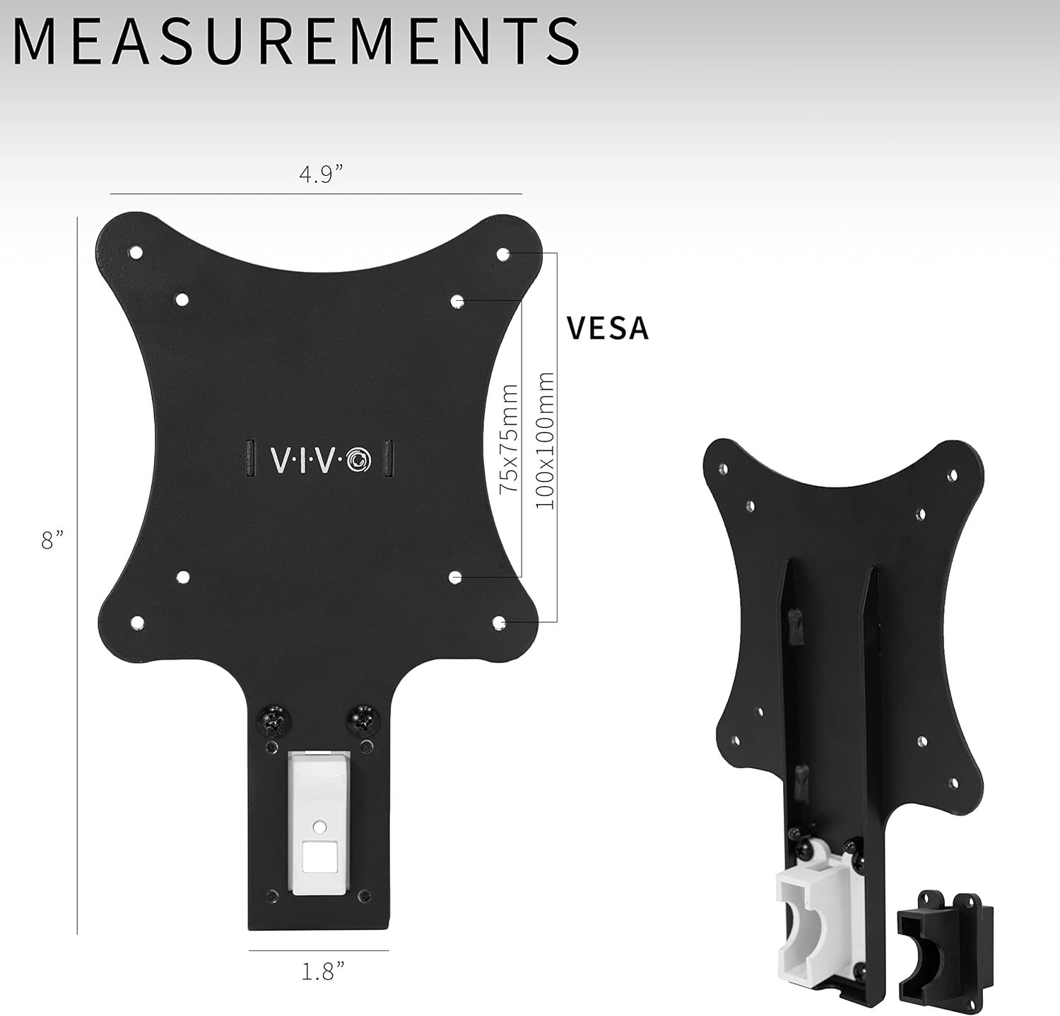 VIVO Quick Attach VESA Adapter Designed for HP M-Series Monitors, M22f ...
