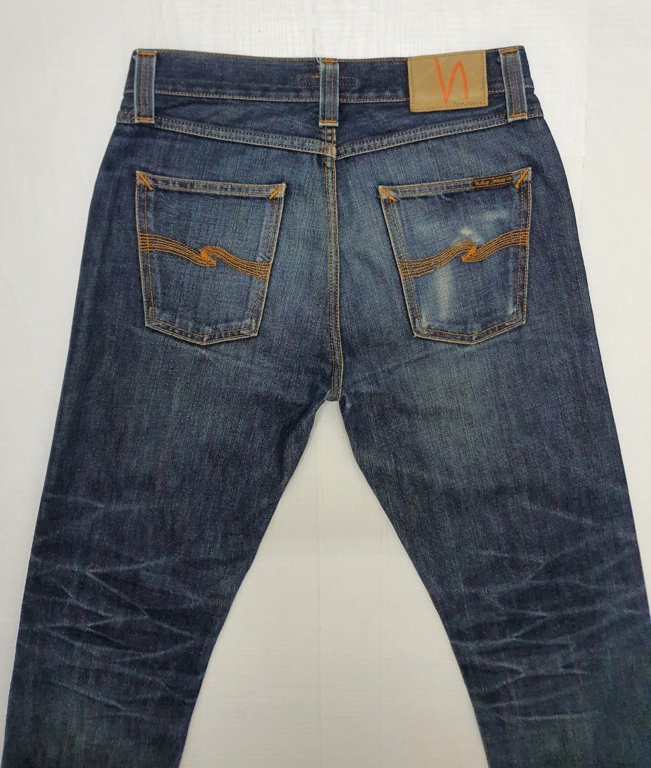 Waist 30" Nudie BIG BENGT DRY HEAVY Button Fly Jeans. (Original), Men's ...