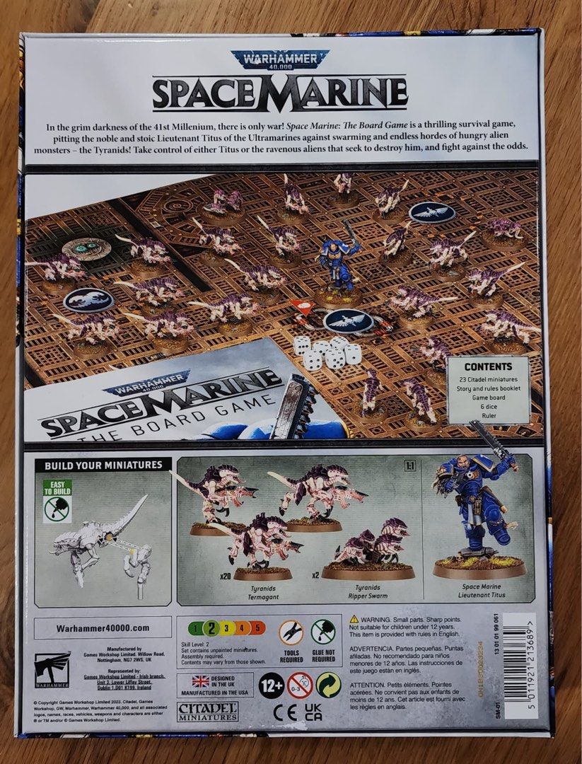 Warhammer 40k Space marine the board game, Hobbies & Toys, Toys & Games ...