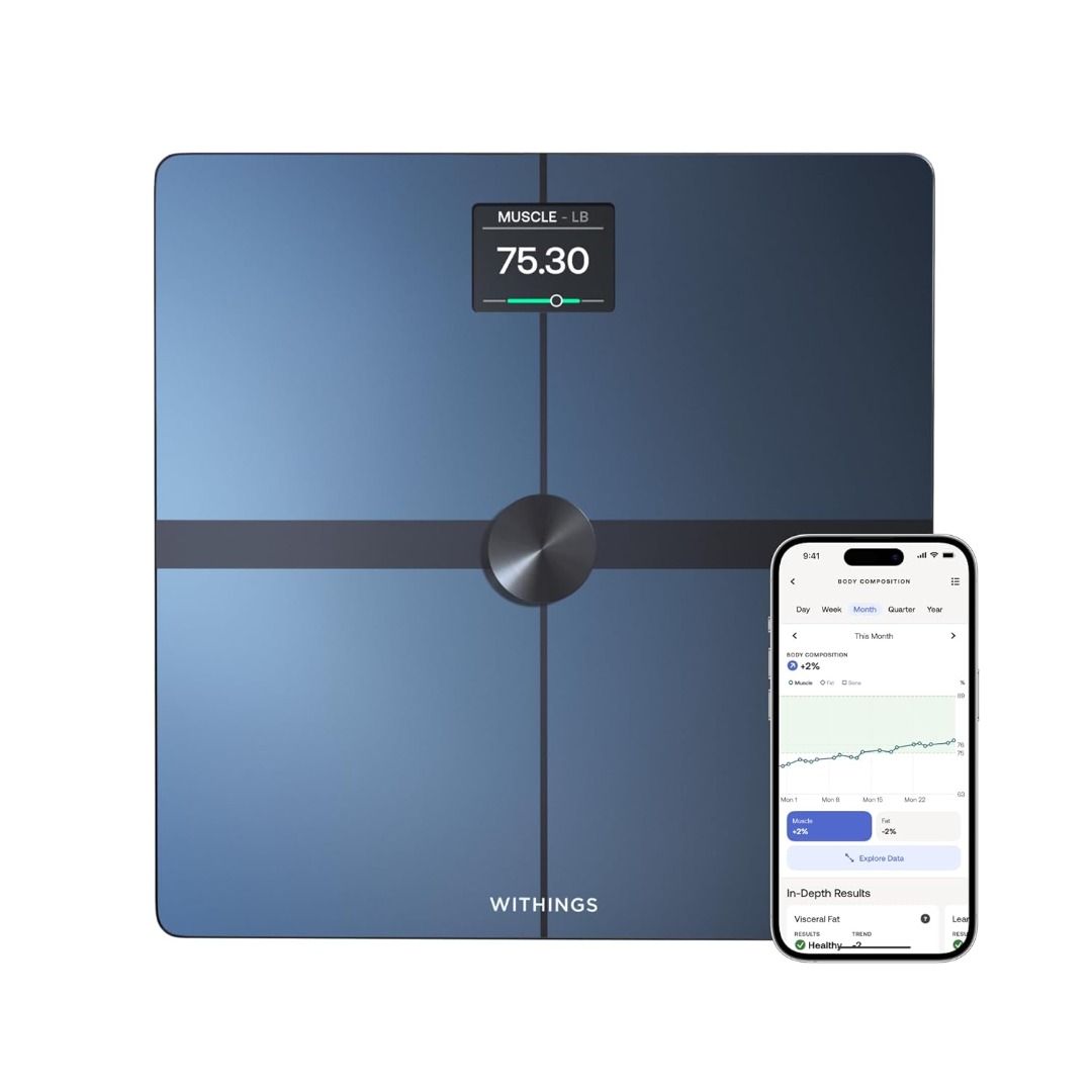 Withings Body+ Body Composition Wi-Fi Scales - Black, Health ...