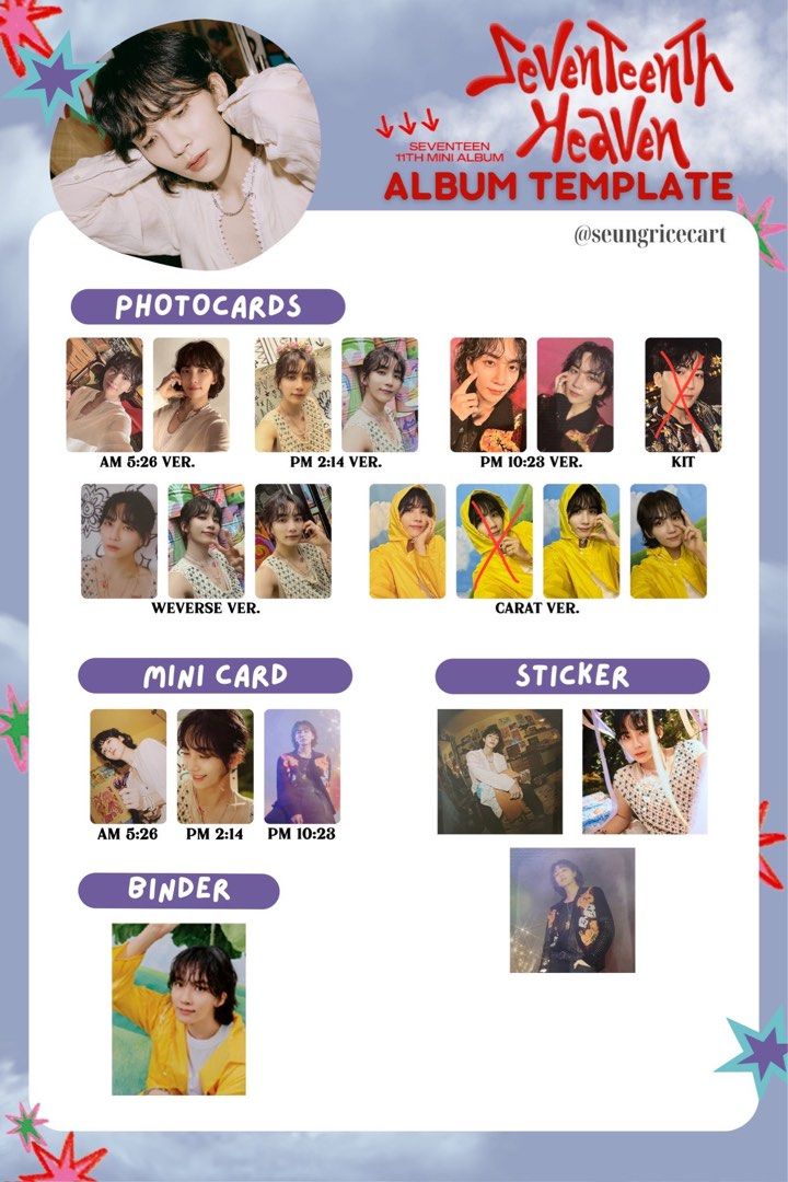 WTT SVT Seventeen Heaven PCs, Hobbies & Toys, Memorabilia ...