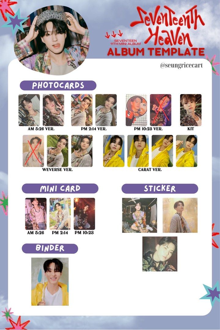 WTT SVT Seventeen Heaven PCs, Hobbies & Toys, Memorabilia ...