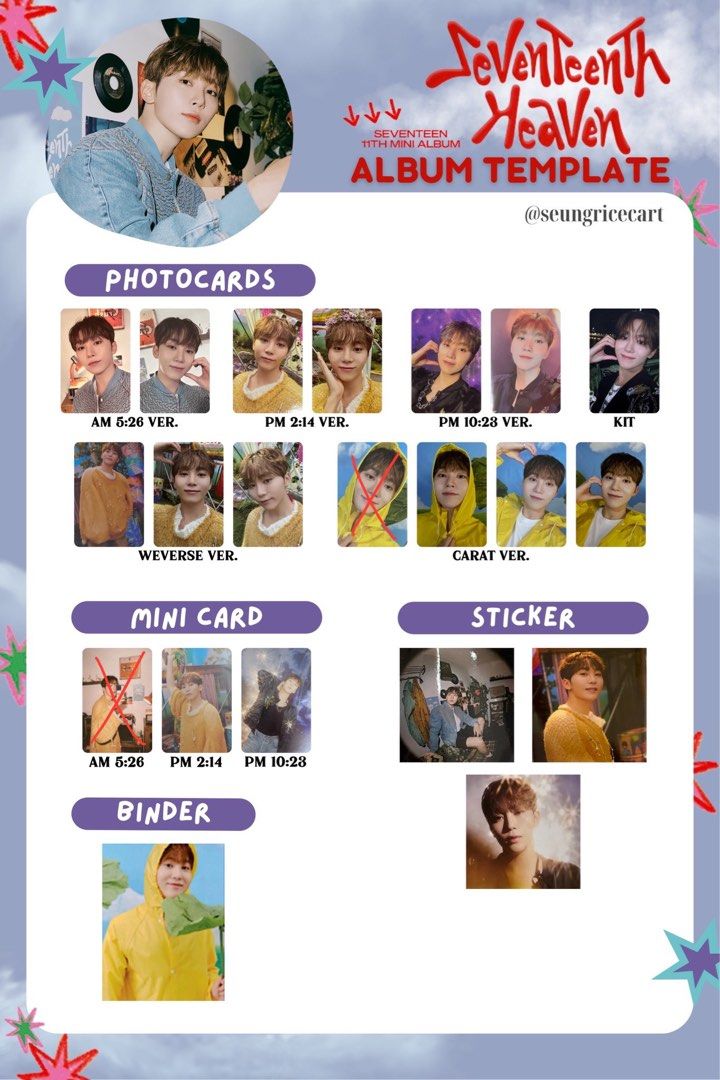 WTT SVT Seventeen Heaven PCs, Hobbies & Toys, Memorabilia ...