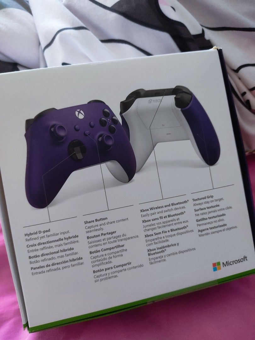 Xbox Wireless Controller Astral Purple, Video Gaming, Gaming ...