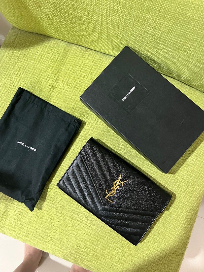 YSL WOC MONO in Gold Hardware, Luxury, Bags & Wallets on Carousell