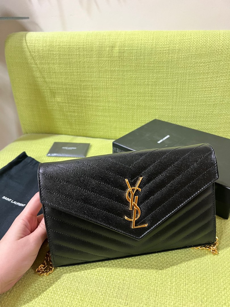 YSL WOC MONO in Gold Hardware, Luxury, Bags & Wallets on Carousell