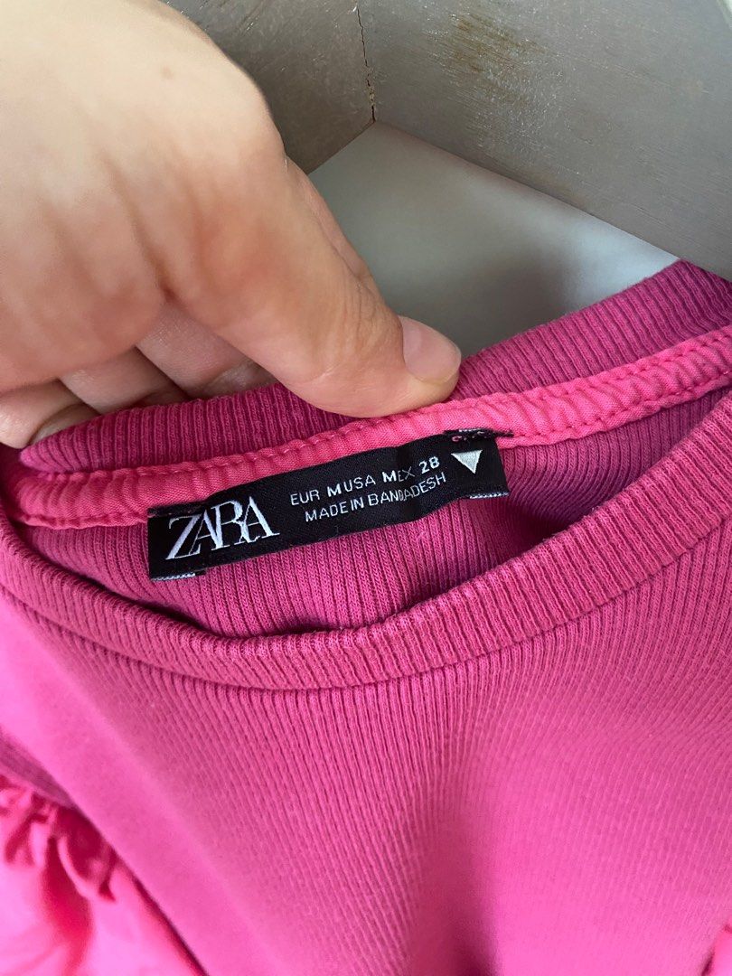 Zara pink bodysuit, Women's Fashion, Tops, Blouses on Carousell