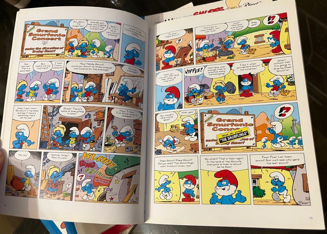 11 本 Smurf Color Comic Books teenage books 美國兒童書 青年圖書, 興趣及遊戲, 書本 & 文具 ...