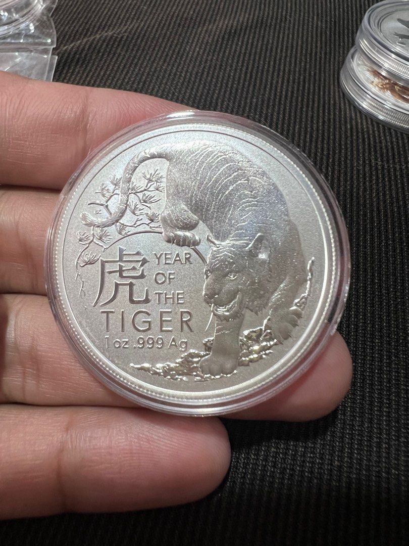 2022 year of the tiger silver coins, Hobbies & Toys, Memorabilia ...