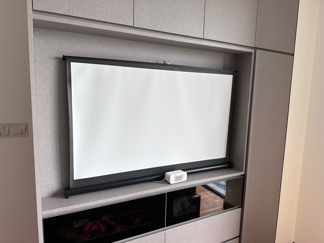 50 inch portable projector screen, TV & Home Appliances, TV ...