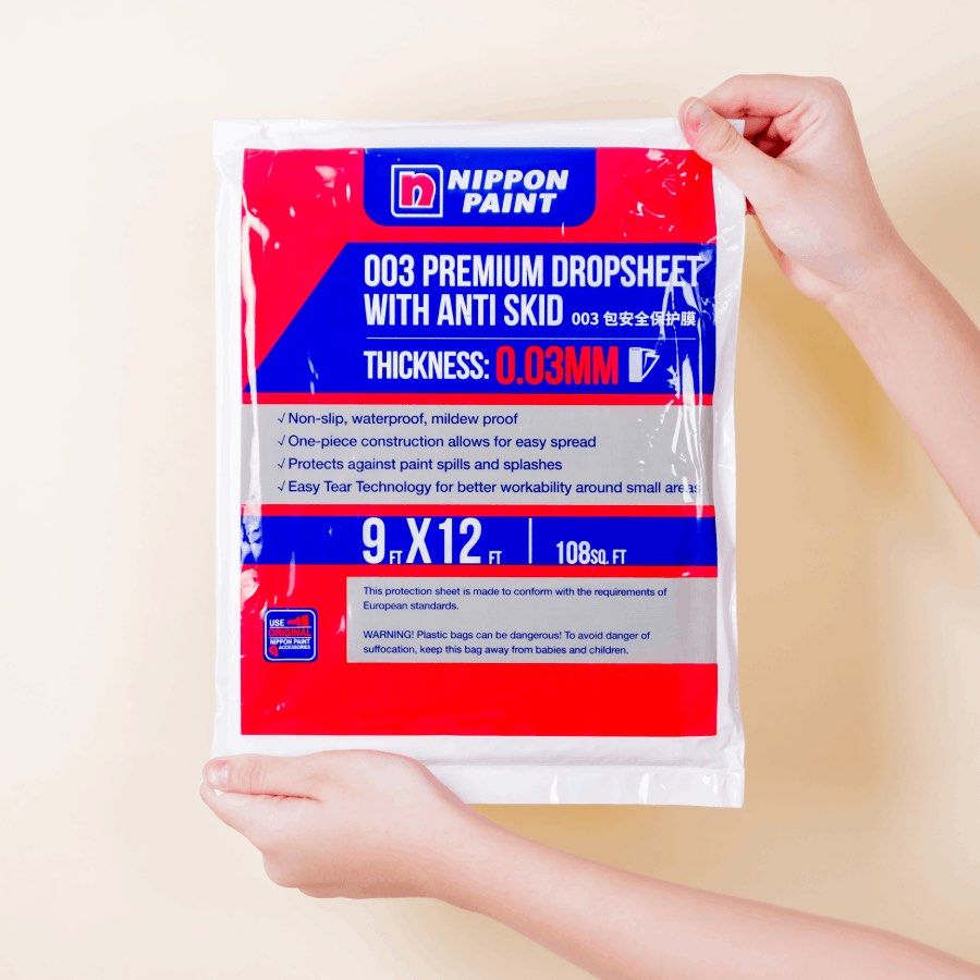 5 X Nippon Paint Premium Drop Sheet With Anti Skid / Painting Sheet ...