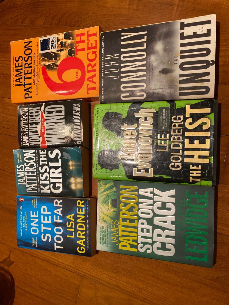 7 detective books, Hobbies & Toys, Books & Magazines, Fiction & Non ...