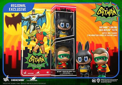 【日本地區限定版 】- Labubu Batman Robin 蝙蝠俠羅賓 Yaya 1966 monsters how2work DC ...