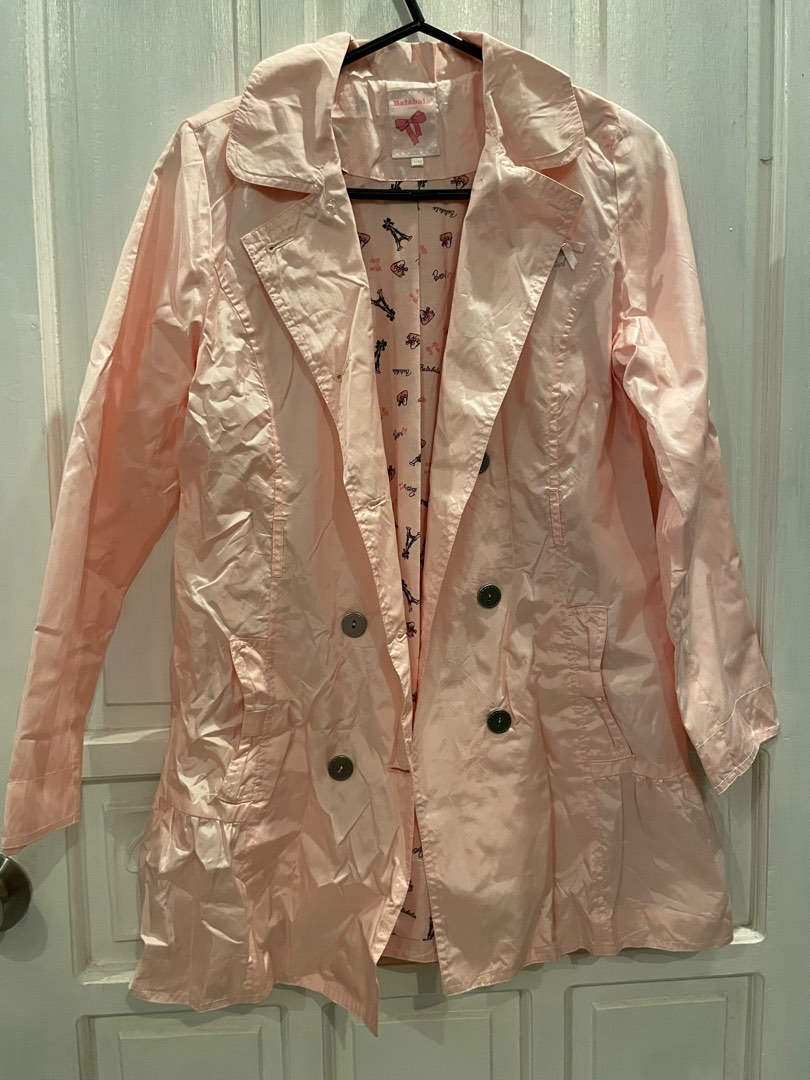 ‼️ S A L E ‼️ Bright Pink Girly Coat, Women's Fashion, Coats, Jackets ...