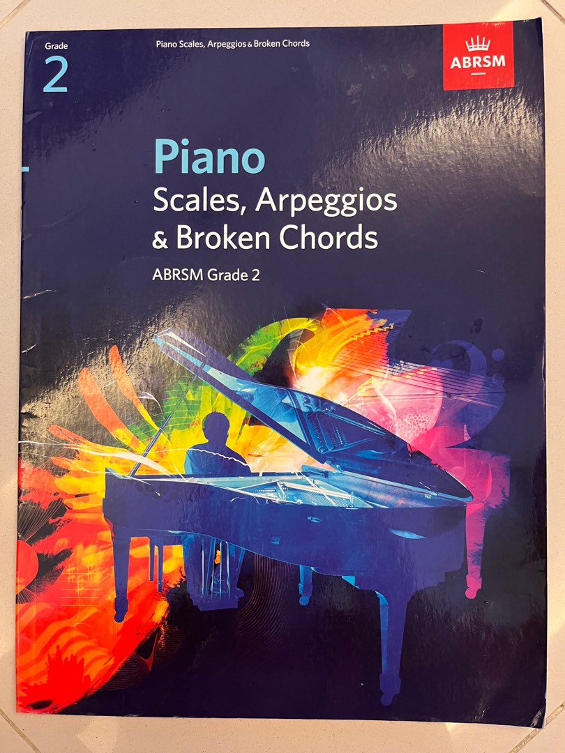 ABRSM piano scales, arpeggios& broken chords Grade 2, Hobbies & Toys, Music & Media, Music ...
