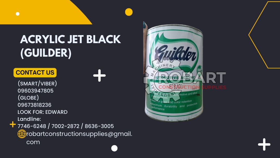 ACRYLIC JET BLACK, Commercial & Industrial, Construction & Building ...