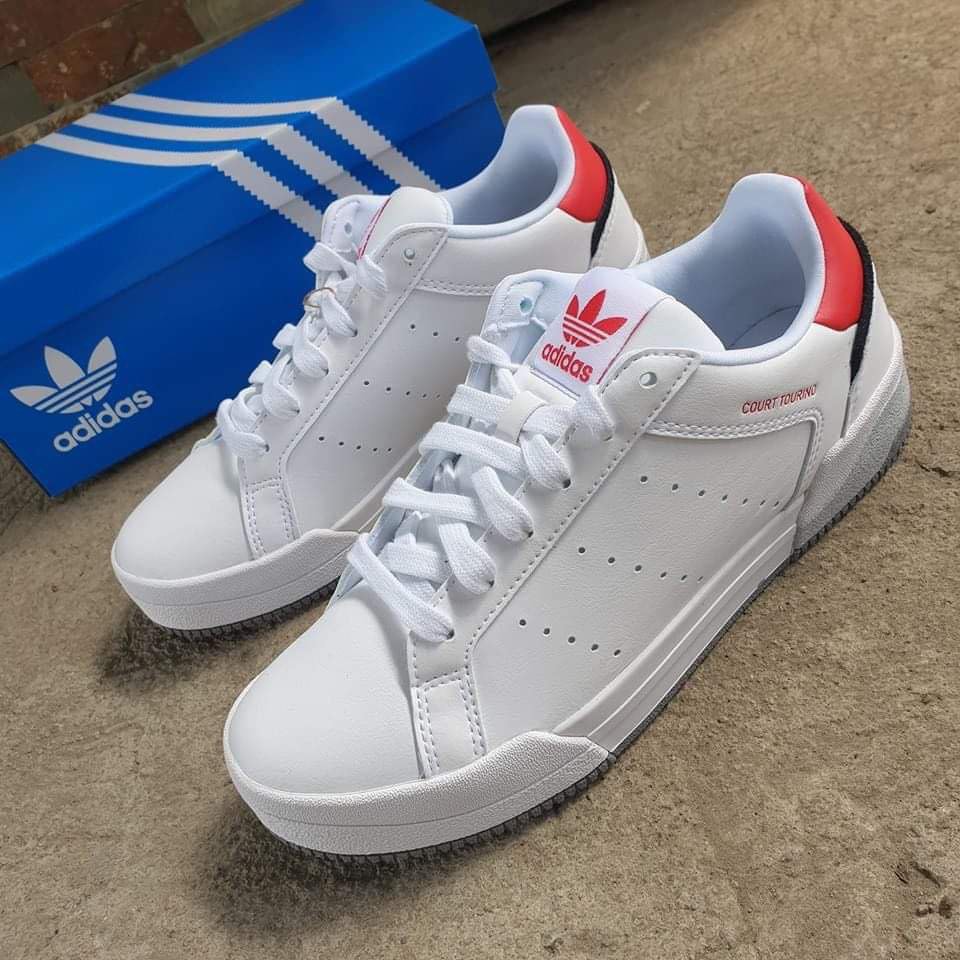 Adidas Court tourino vivid red, Men's Fashion, Footwear, Sneakers on ...