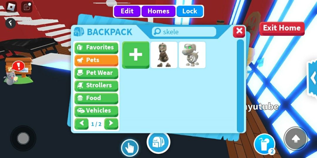 adopt me skeleton rex and dog all, Video Gaming, Gaming Accessories, In ...