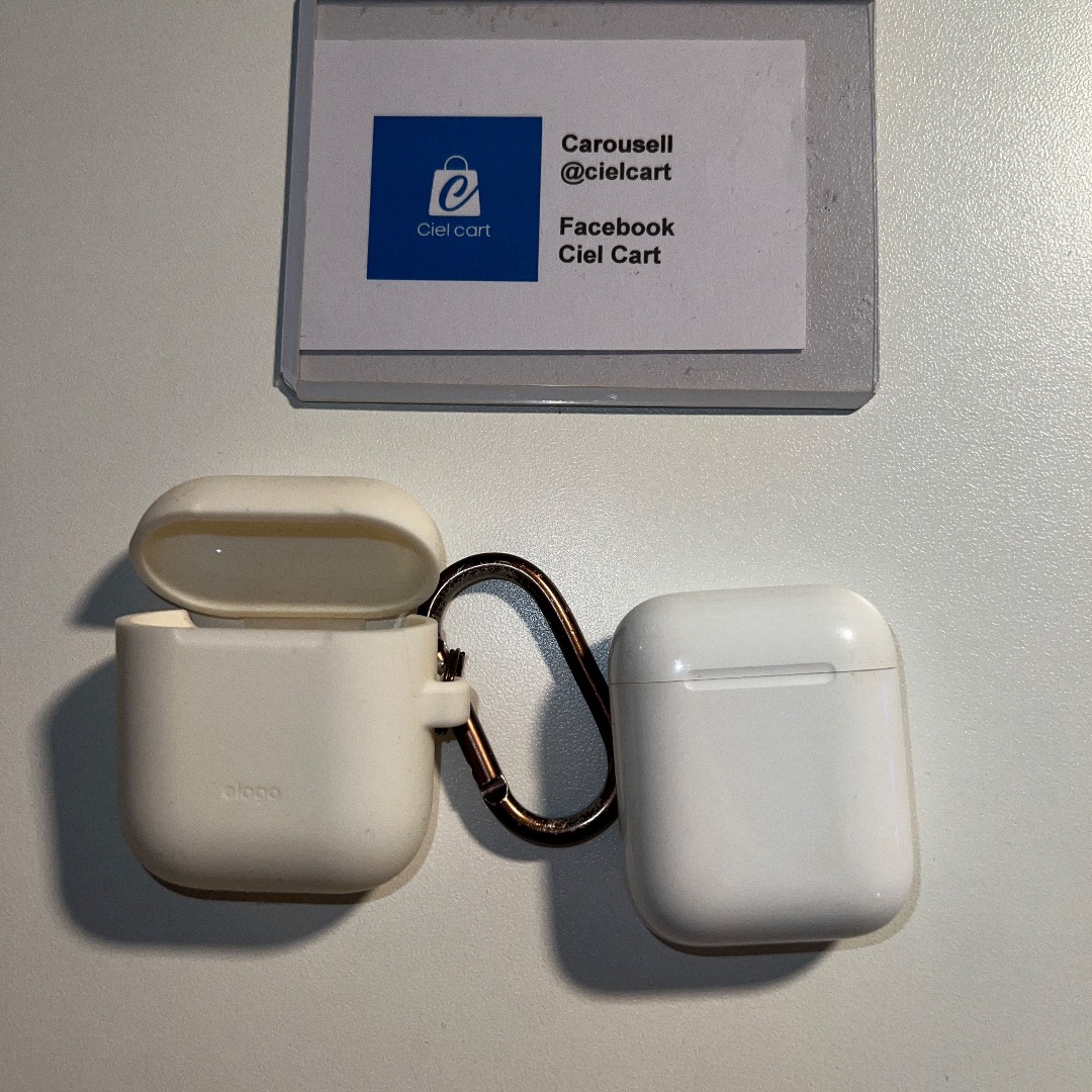 Airpods gen 1 original + Elago case, Audio, Earphones on Carousell