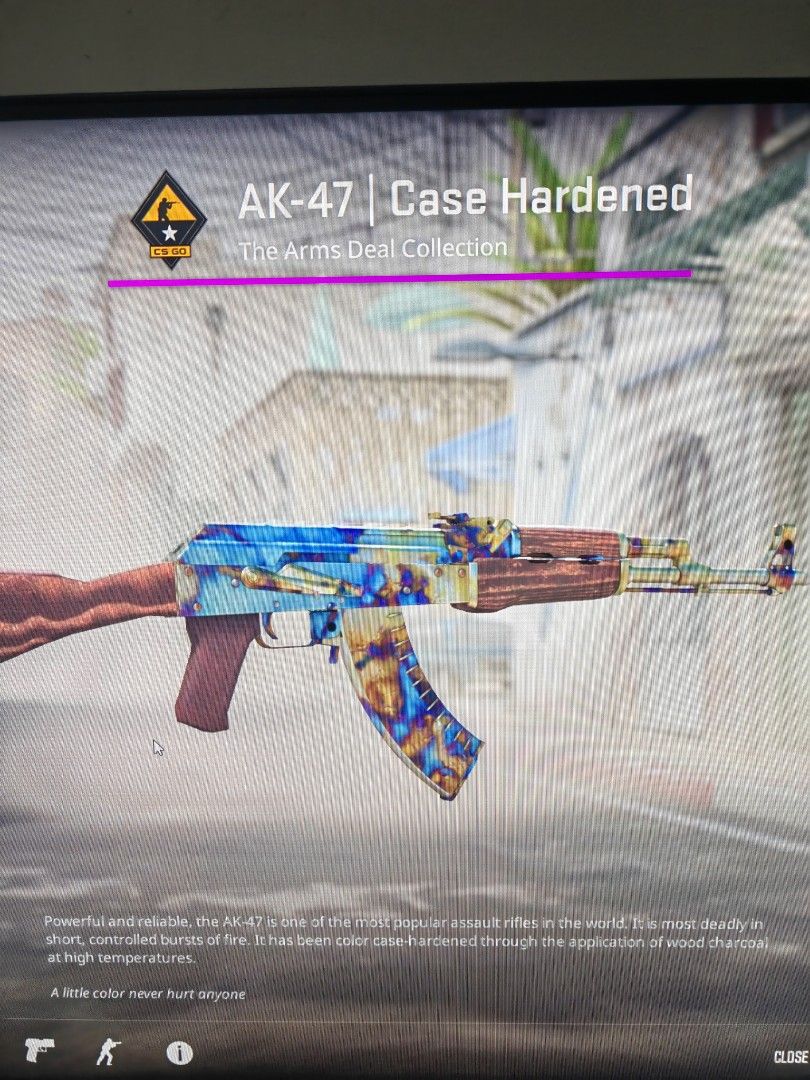 Ak47 case hardened Cs2 csgo, Video Gaming, Gaming Accessories, In-Game ...