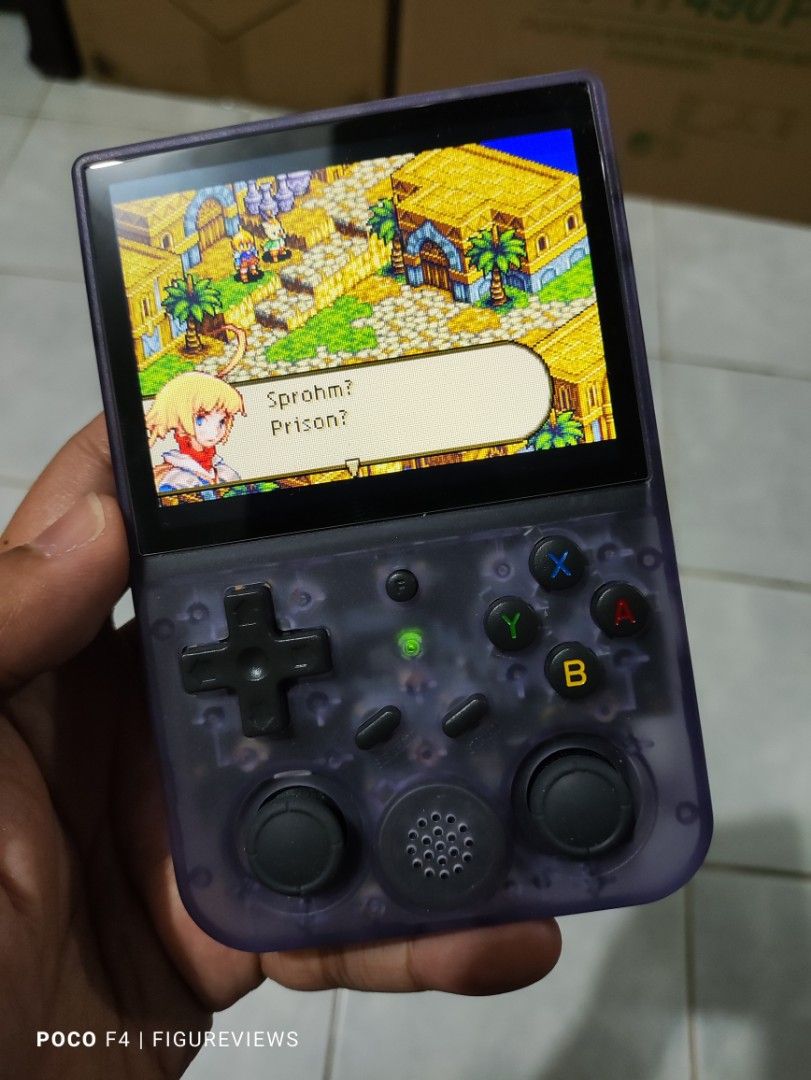 ANBERNIC RG353V 28k Games Ark OS, Transparent Purple Retro Handheld ...