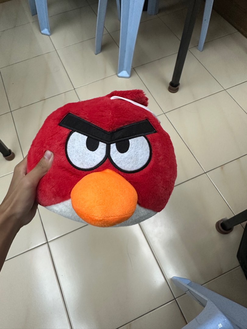 Angry Bird Red plushie, Hobbies & Toys, Memorabilia & Collectibles ...