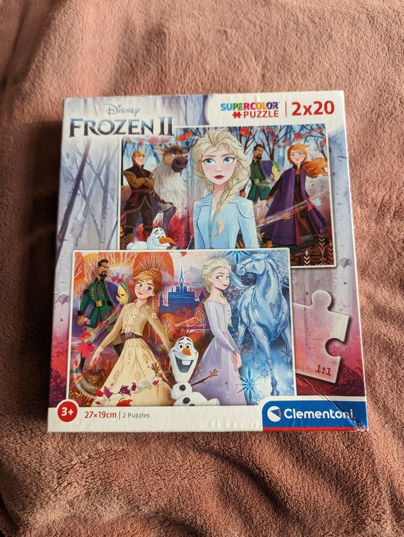 Anna Elsa Frozen Puzzle, Hobbies & Toys, Toys & Games on Carousell