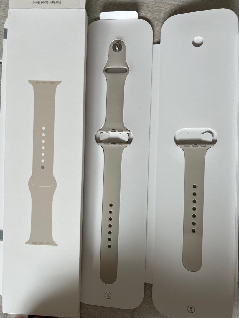 Apple Watch Starlight Sport Band 45mm, Mobile Phones & Gadgets ...