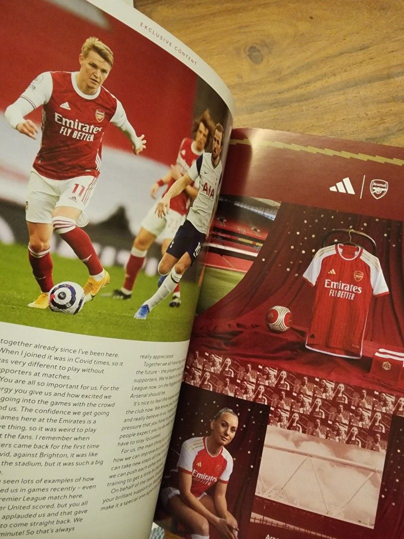 Arsenal vs Spurs Match Day Program, Hobbies & Toys, Books & Magazines ...