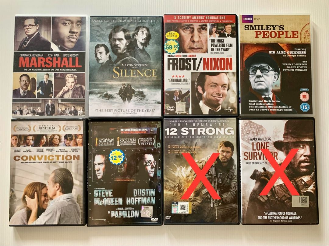 Assorted English Films (DVD): Thriller / War / Action / Suspense / Sci ...