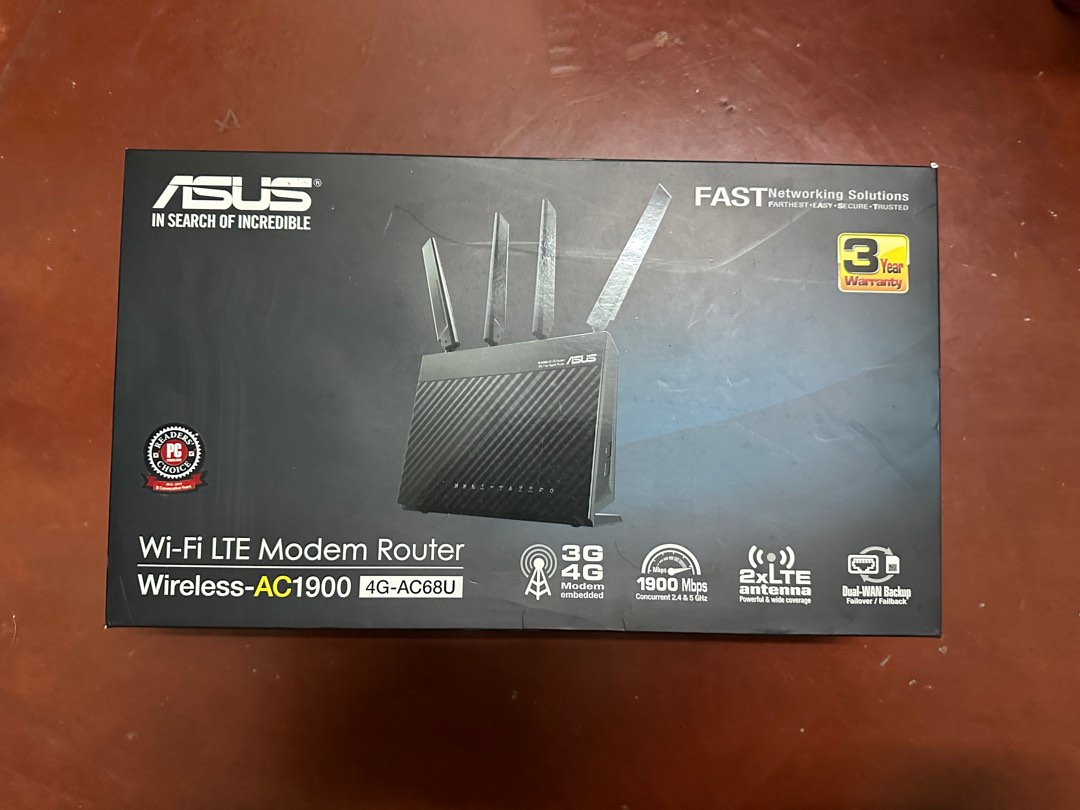 Asus Router 超強訊號 村屋專用, 電腦＆科技, 電腦周邊及配件, Wifi及上網相關產品 - Carousell