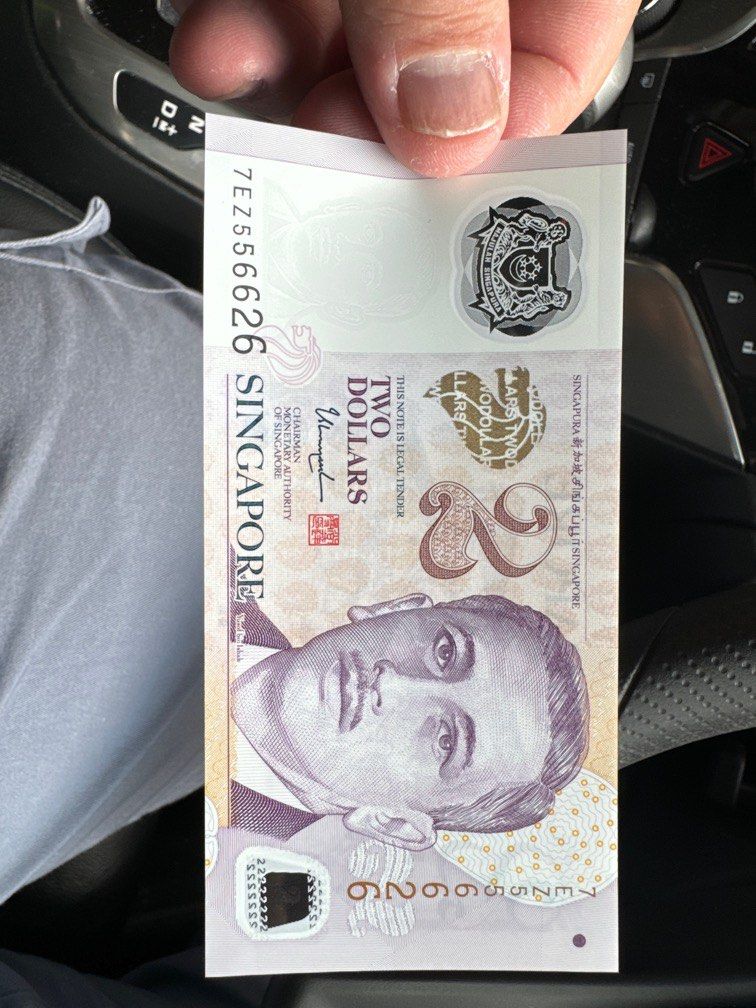 Auspicious $2 note serial number, Hobbies & Toys, Memorabilia ...