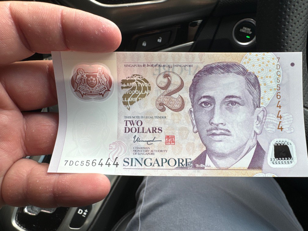 Auspicious $2 note serial number, Hobbies & Toys, Memorabilia ...