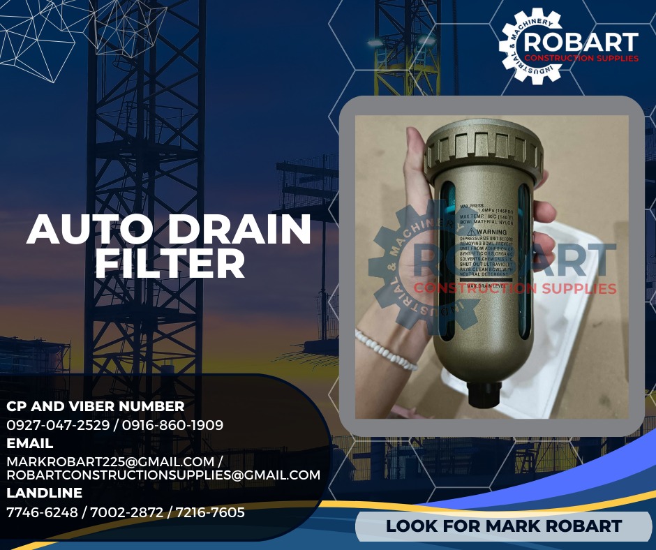 Auto Drain Filter, Commercial & Industrial, Industrial Equipment on ...