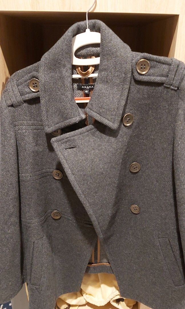 AXARA PARIS WOOL SHAWL COAT, Women's Fashion, Coats, Jackets and ...